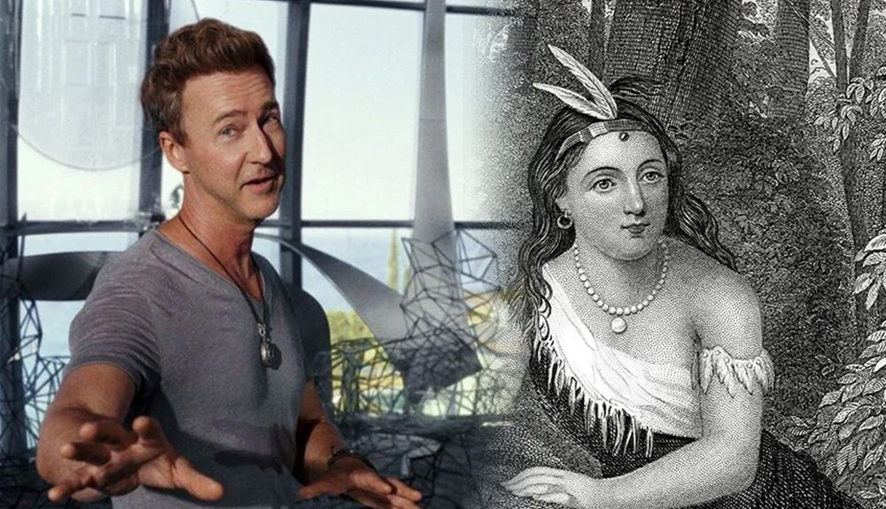 Edward Norton: Pocahontas'ın soyundan geliyorum - Norm Haber Edward Norton: Pocahontas'ın soyundan geliyorum - Norm Haber